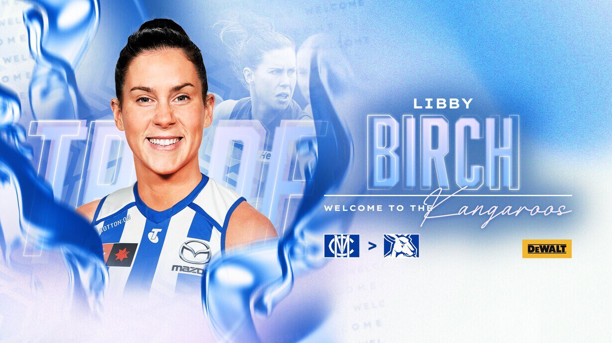 AFLW - #2: Libby Birch - North trade R1P(19) and receive Birch+R2P(35) - Welcome Libby! | Page 2 ...