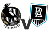 Game Day - AFL 2026 Round 15 - Collingwood v Port Adelaide Sat Jun 20 7 ...